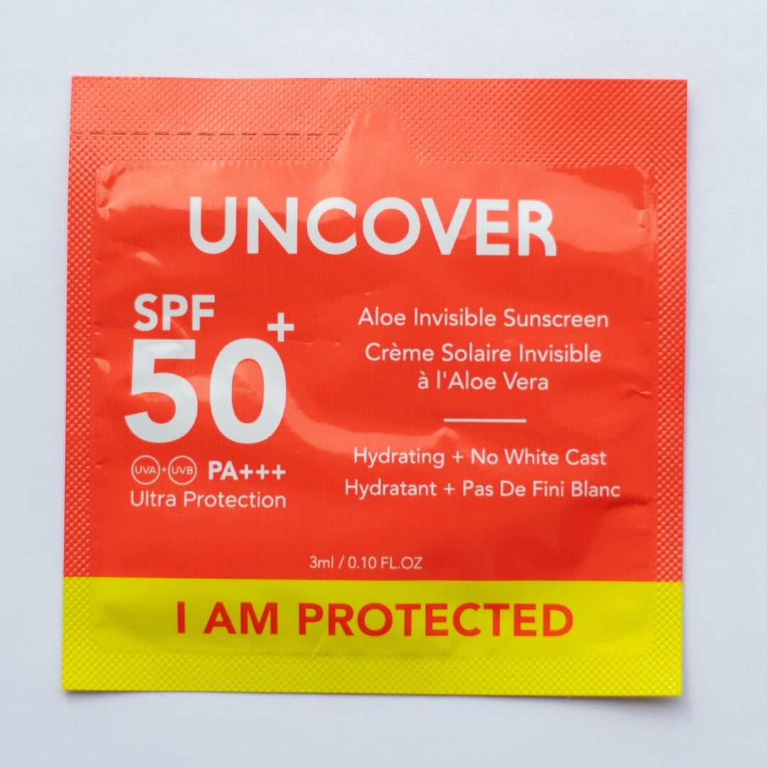 Sunscreen Sachet – Uncover Skincare